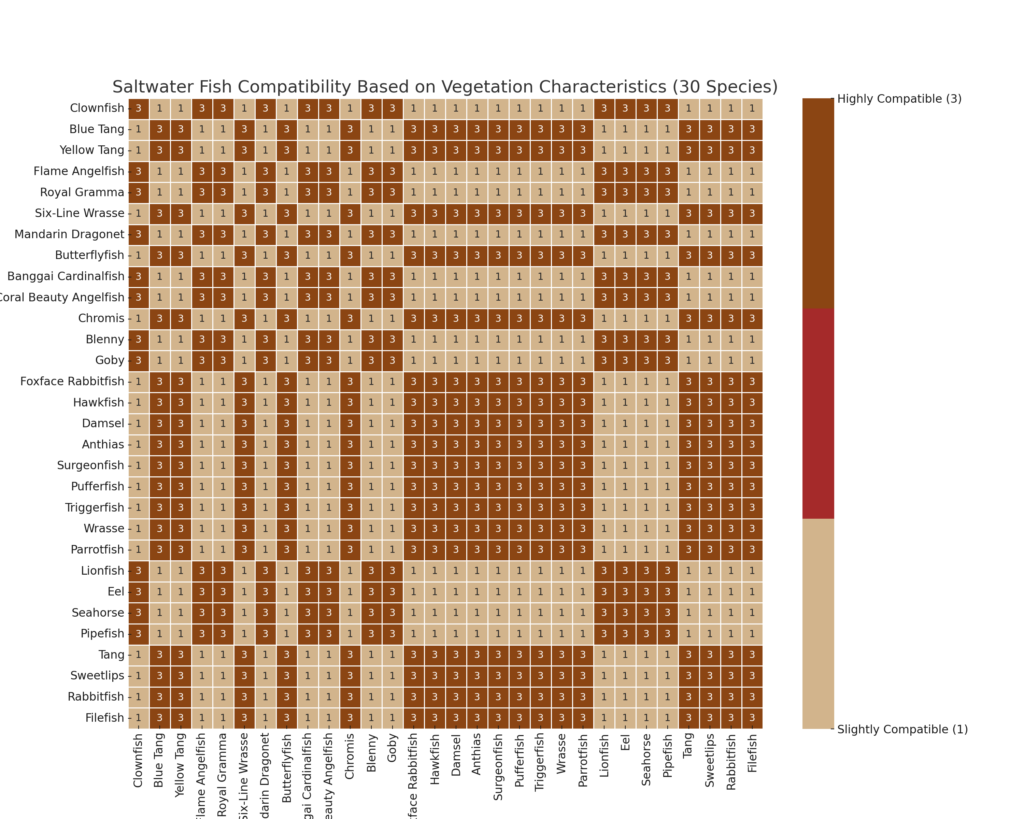 Chart Vegetation Compatibility - BEST CANISTER
